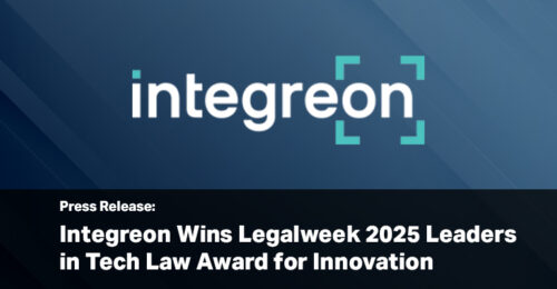 Integreon Wins Legalweek 2025 Leaders in Tech Law Award for Innovation | Integreon